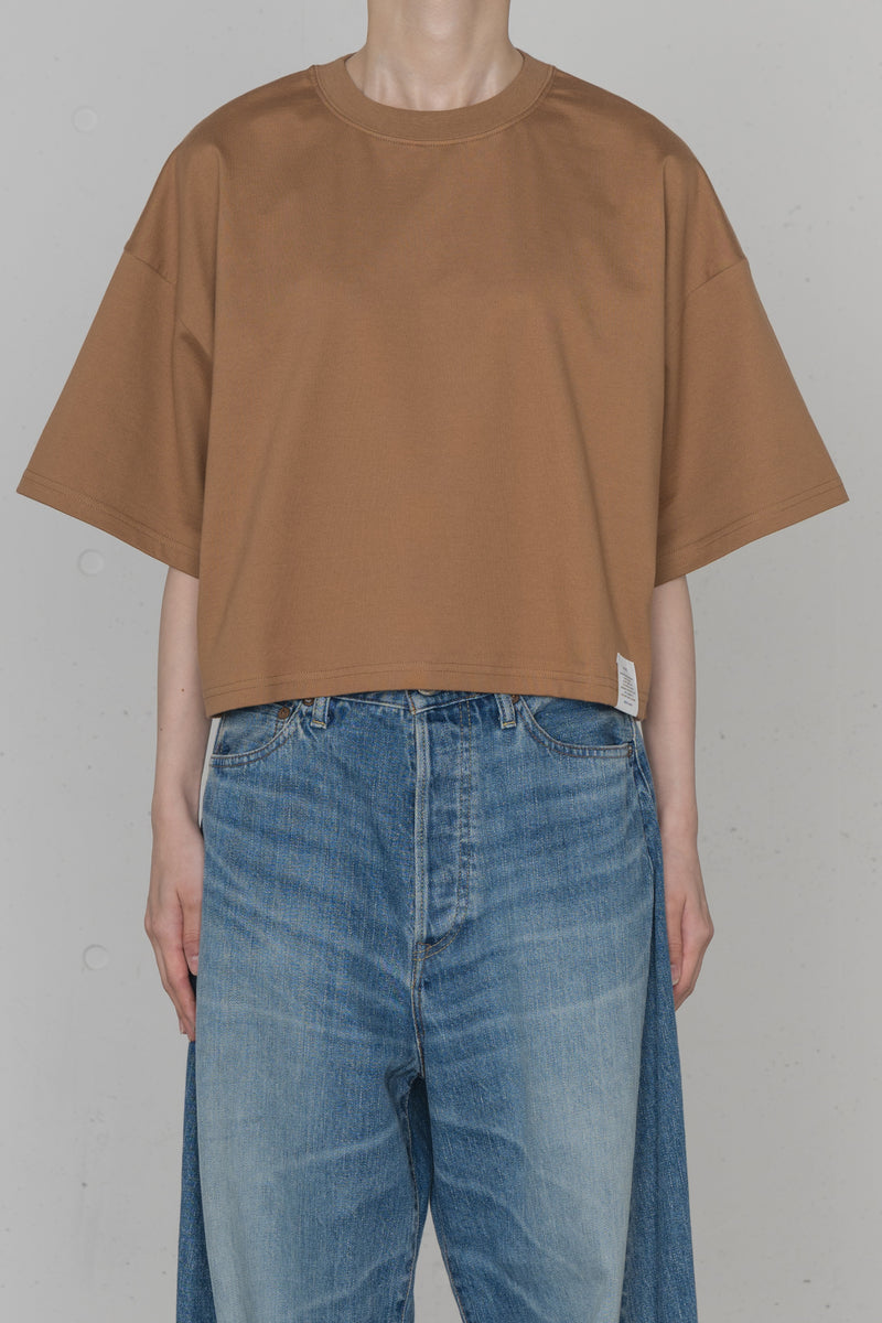 CROPPED SHORT-SLV TEE / BIG FIT (6.5OZ) – HYKE ONLINE STORE