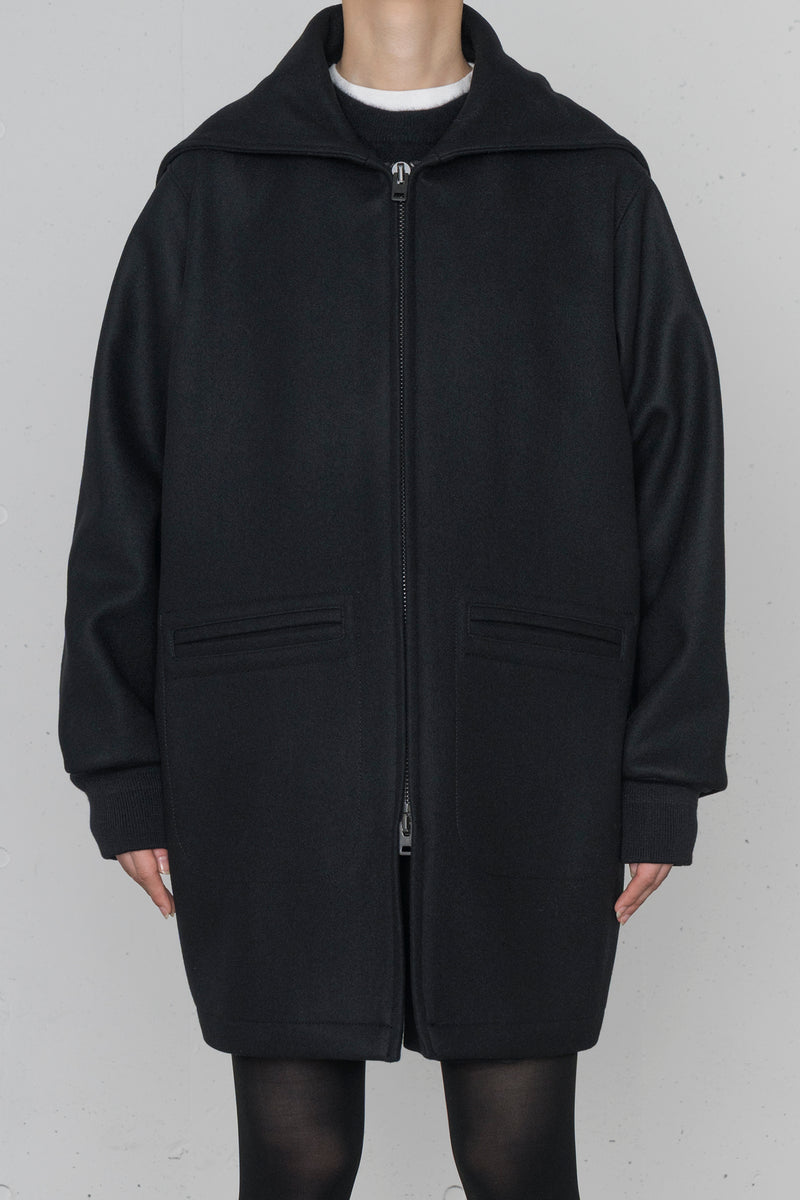 MELTON CADET COAT – HYKE ONLINE STORE