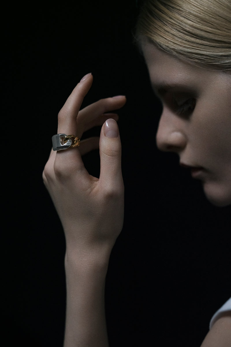 ID CHAIN RING END CUSTOM JEWELLERS × HYKE – HYKE ONLINE STORE